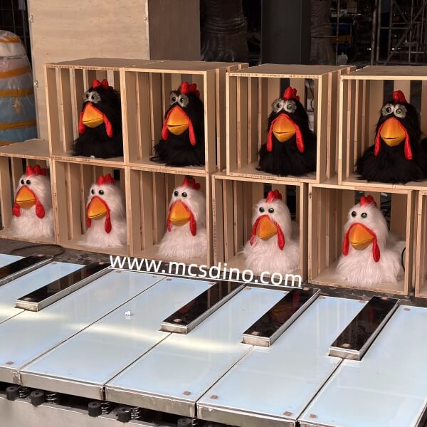 Family Farm Chicken Animatronic Piano-FM026