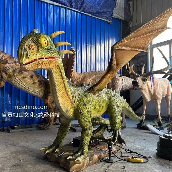 Verde Green Dragon Animatronic-DRA044