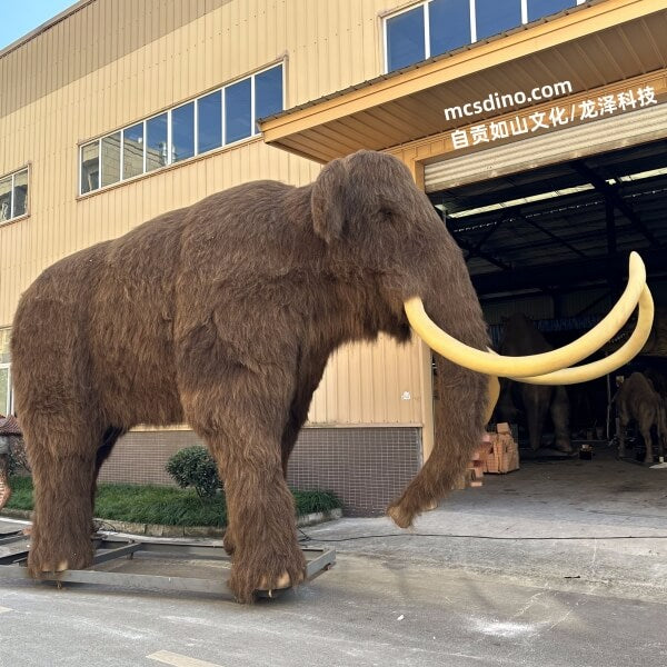 Real Scale Animatronic Mammoth Model- AFW001F