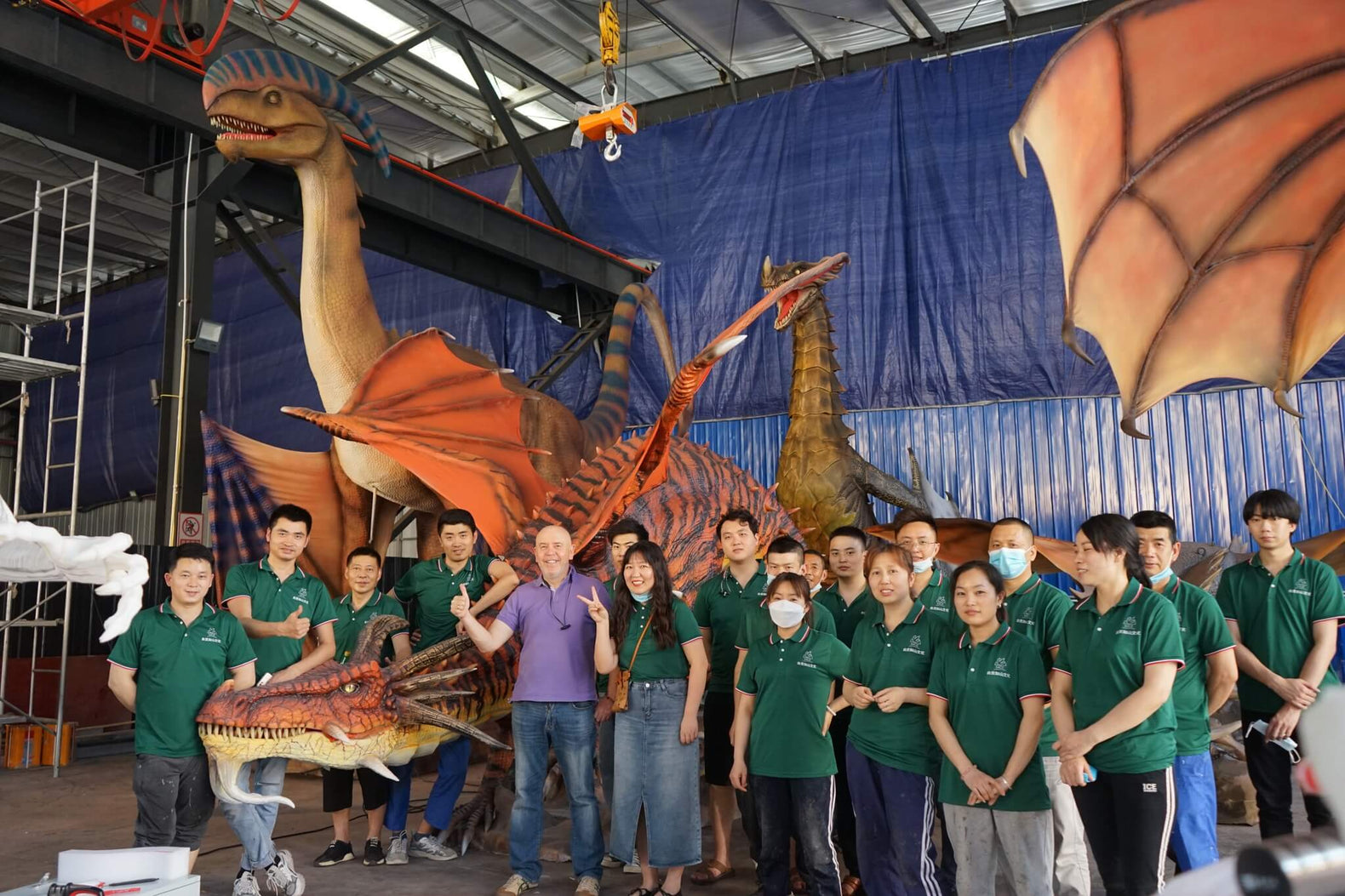 Animatronic dinosaurs and entertainment robots supplier in China – mcsdino