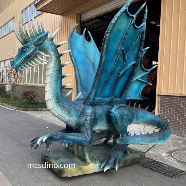 Animatronic Blue Dragon Model-DRA043 – mcsdino