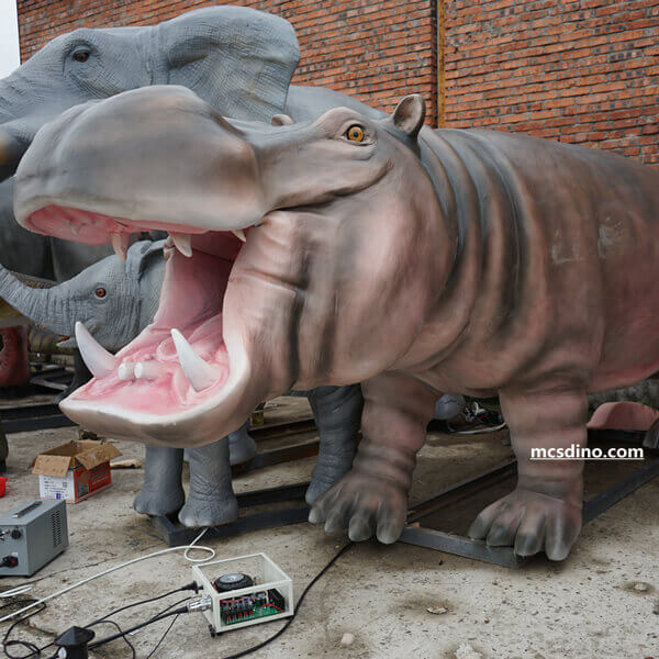 Mechanical Animal Robotic Hippo Model