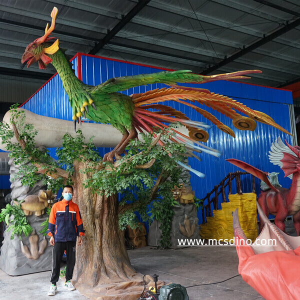 Animatronic Phoenix Perch In Tree-FM023