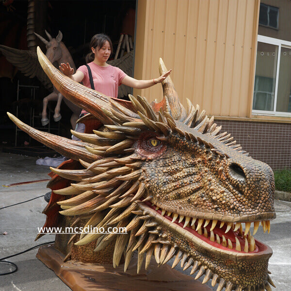 Riding Animatronic Dragon Head-RD063 – mcsdino