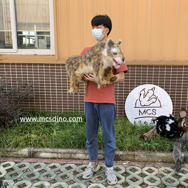 Sabertooth Cat Puppet Smilodon Prop-BB093