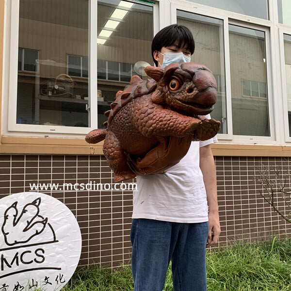 Baby Ankylosaurus Puppet Fake Arm Illusion-BB085