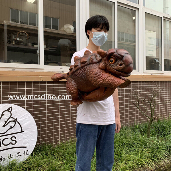 Baby Ankylosaurus Puppet Fake Arm Illusion-BB085 – mcsdino