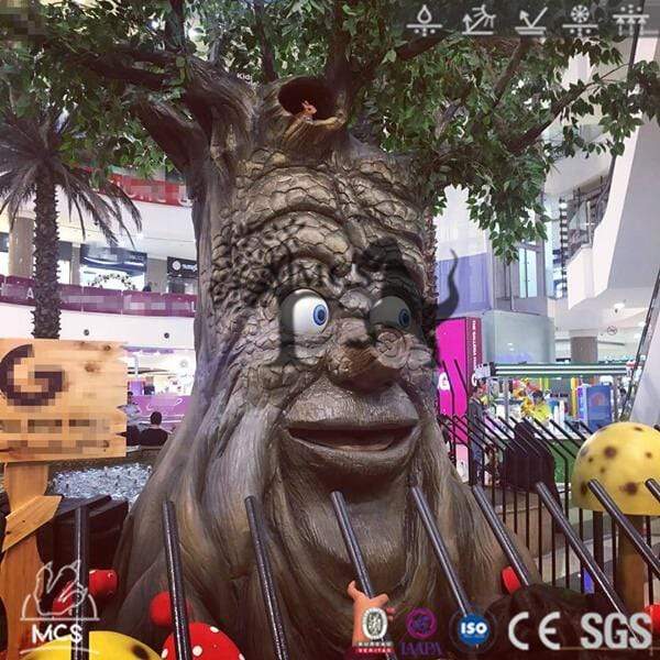 Christmas Animatronic Old Tree Man Talking Tree Robot-FM001
