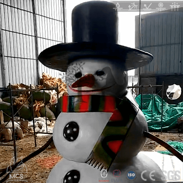 Decorative Animatronic Talking Snowman For Christmas-CUS008