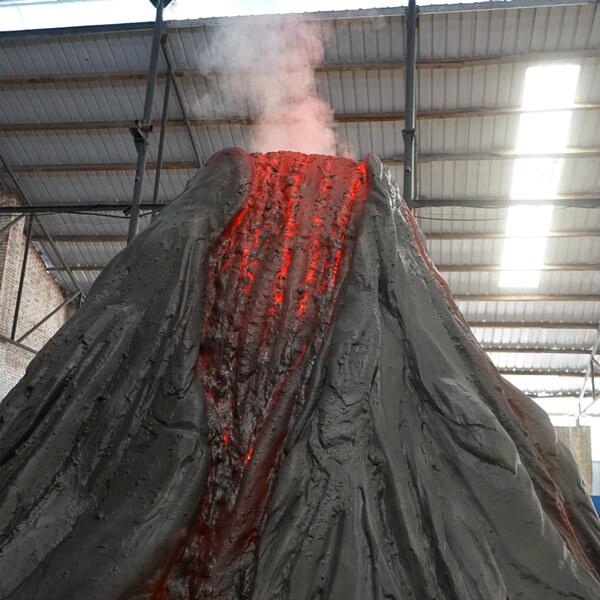 Giant Erupting Volcano Prop For Dinosaur Park-CUS019