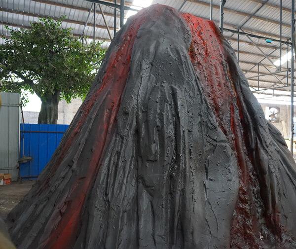 Giant Erupting Volcano Prop For Dinosaur Park-CUS019