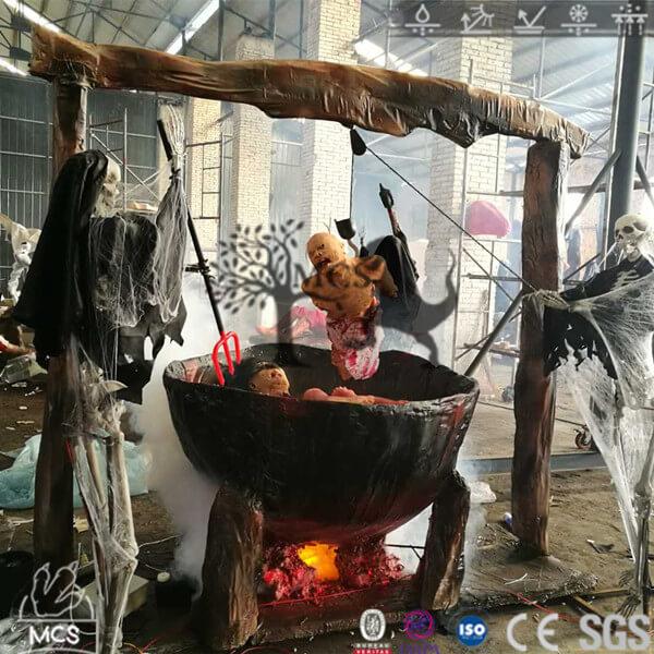 Halloween Product Props Animated Hell Scene-CUS010 – mcsdino