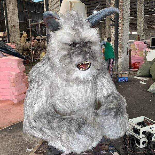 Realistic Snow Monster Animatronic Yeti Model-CUS025