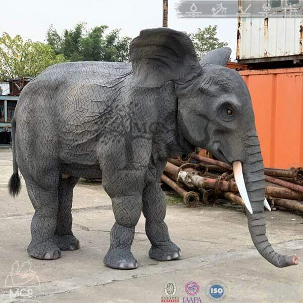 Lifelike 2 Person Elephant Mascot Costume-DCEP001