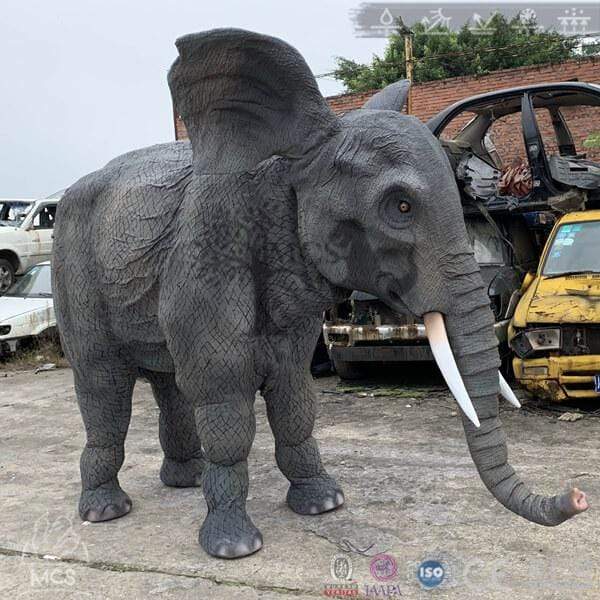 Lifelike 2 Person Elephant Mascot Costume-DCEP001