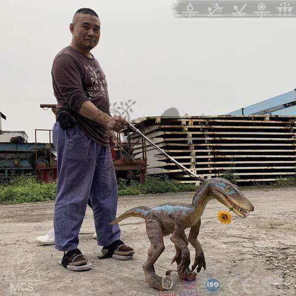 Rod Dinosaur Puppet Walking Raptor-BB060