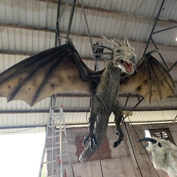 Animatronic Dragon Hanging From Ceiling-DRA030