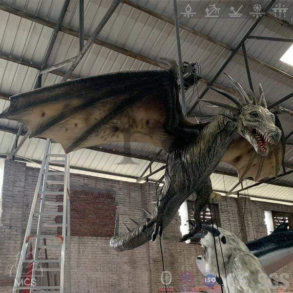 Animatronic Dragon Hanging From Ceiling-DRA030 – mcsdino