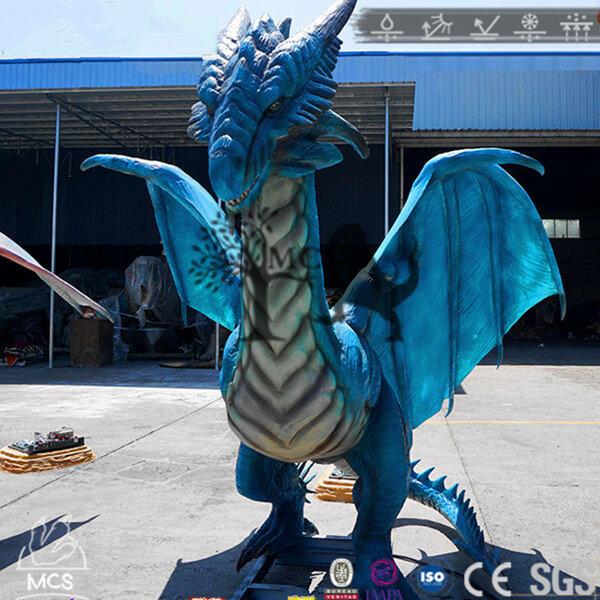 Robot Dragon Animatronic Wyvern At County Fair-DRA008