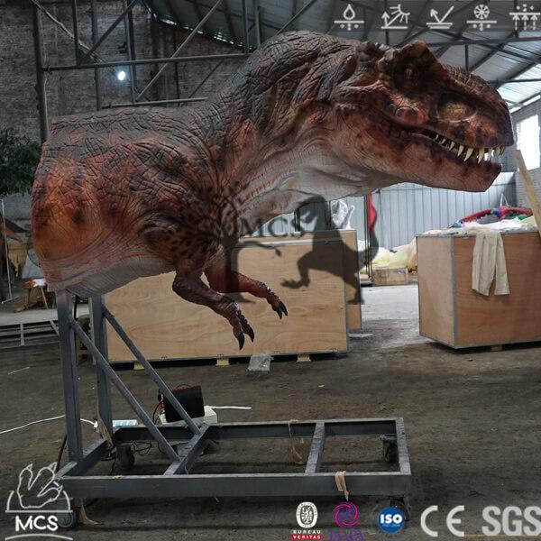 Animatronic T-Rex Bust Edge Sculpture-OTD028