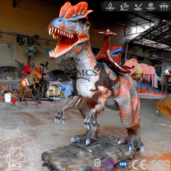 Coin Operated Dinosaur Dilophosaurus Kiddie Ride-RD001A