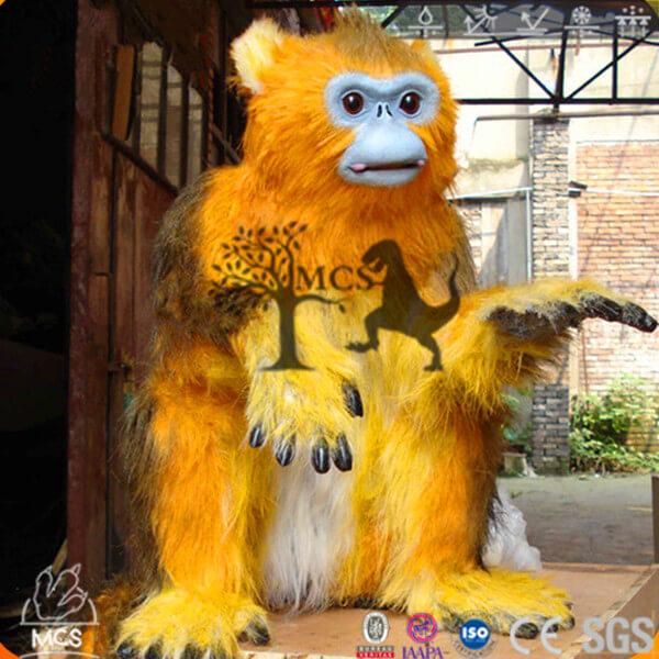 Life-Size Robotic Golden Monkey Model