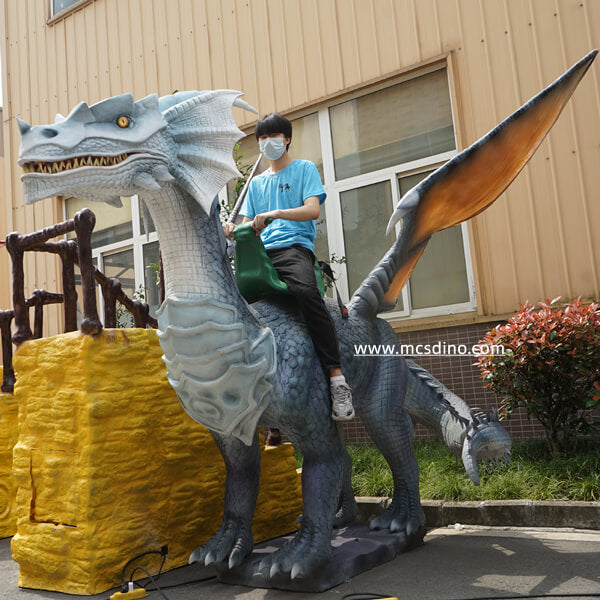 Remote Control Blue Dragon Ride Equipment-RD065