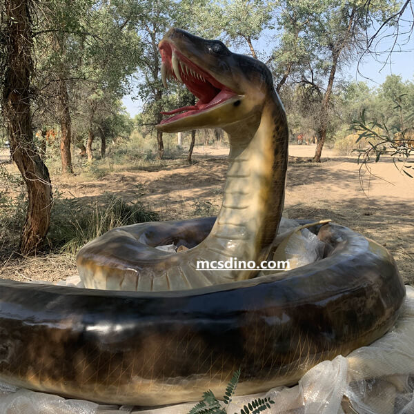 Titanoboa Sculpture Prehistoric Giant Snake-MCST011